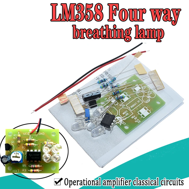 AEAK-LM358-LED-Breathing-Light-Kit-Electronic-Production-Suite ...