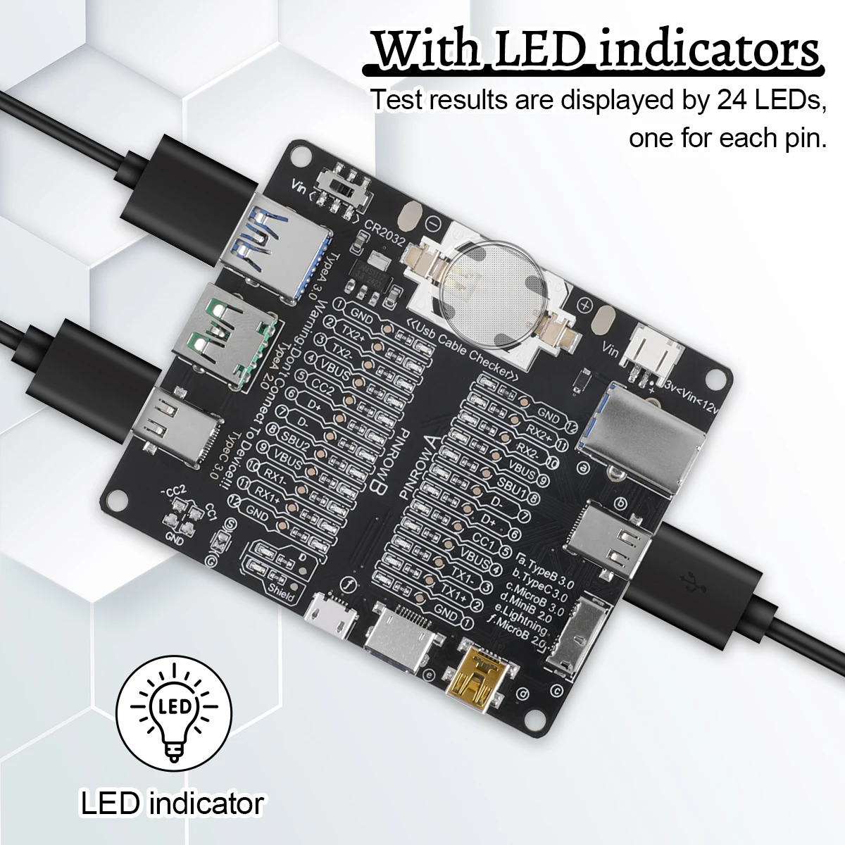 PCB Kurzschluss Ein-Aus Schalter USB Linie Daten Tester Werkzeug und ...