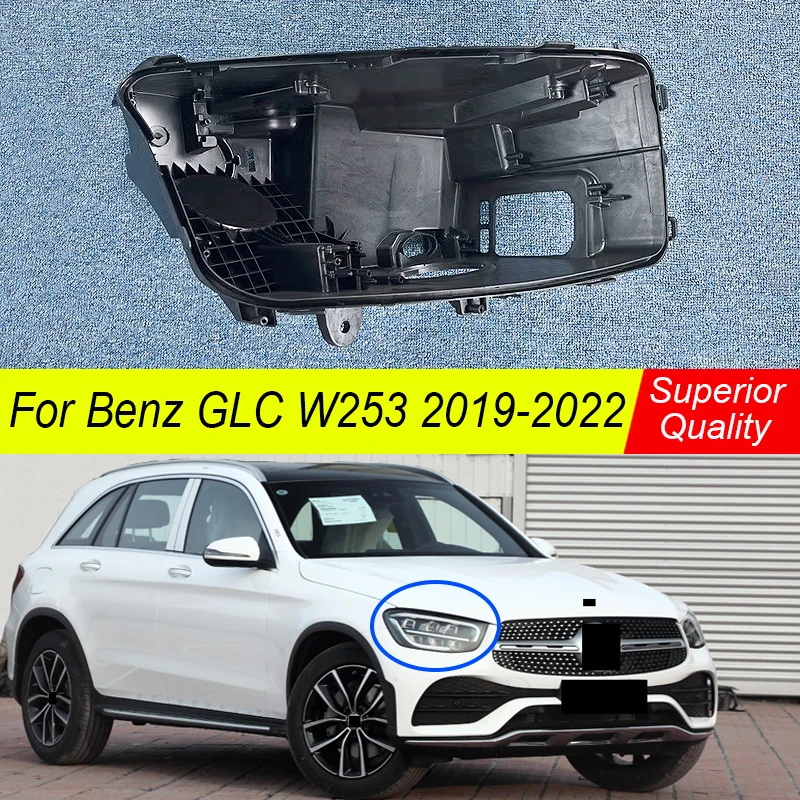 Headlight Base For Mercedes Benz GLC W253 2019 2020 2021 2022 Headlamp ...