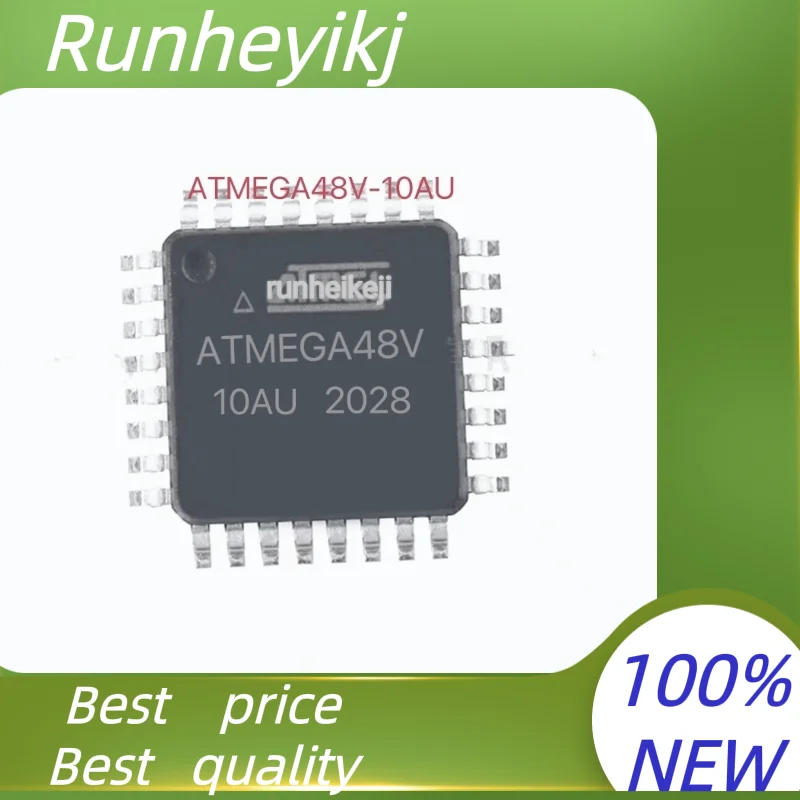1pcs New And Original Atmega48v Qfp-32 Smd 8-bit Microcontroller In Stock Atmega48v-10au ...