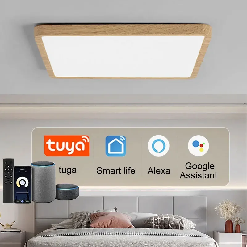 Led Ceiling Lamps Tuya Smart lights 20inch Lighting fixture 2.4 cm ...