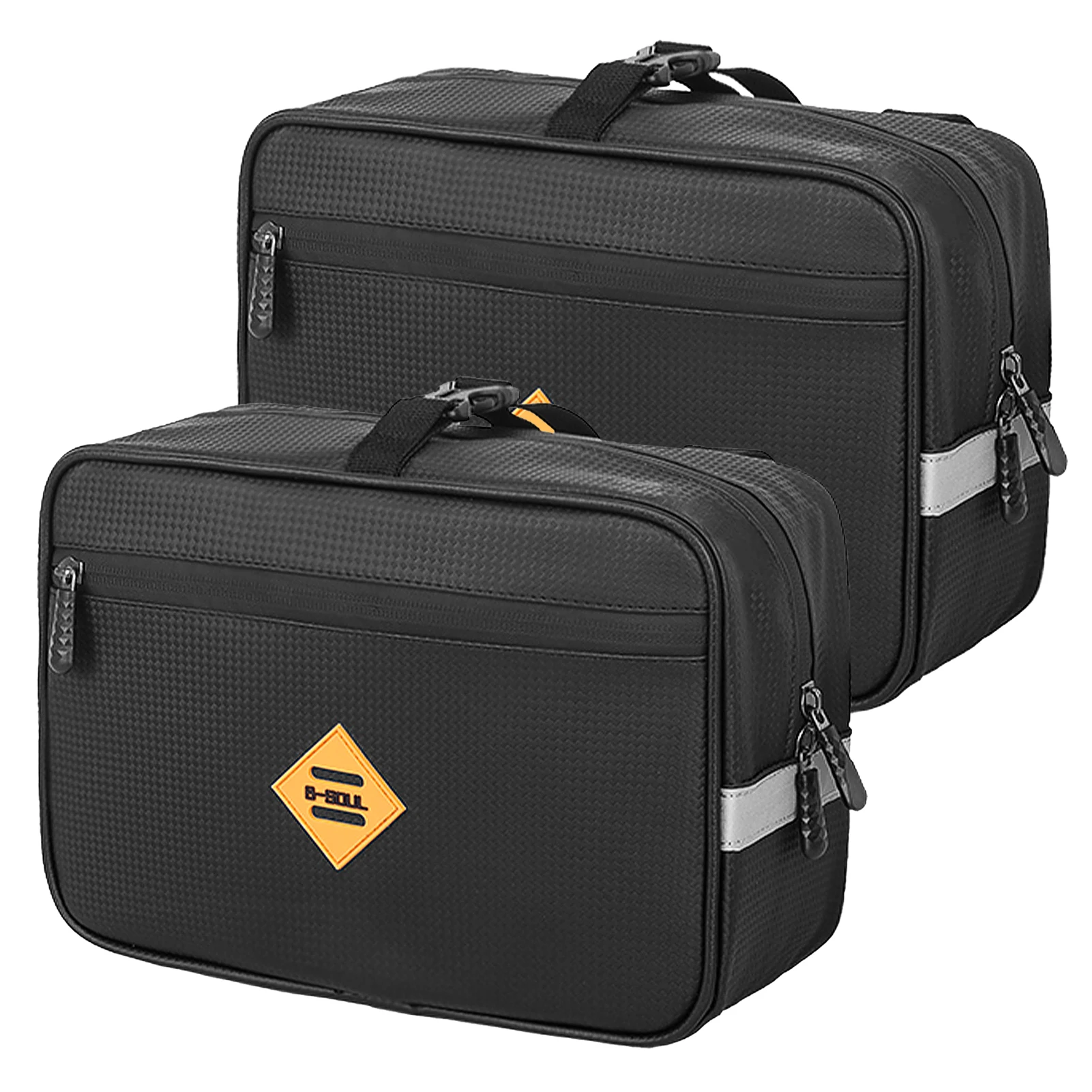 B SOUL 2 Pack 4.5L Bicycle Rear Rack Bag Waterproof Bike Handlebar Bag ...