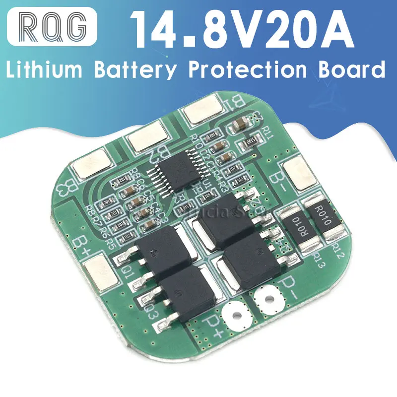 4S 14.8V / 16.8V 20A peak li-ion BMS PCM battery protection board bms ...