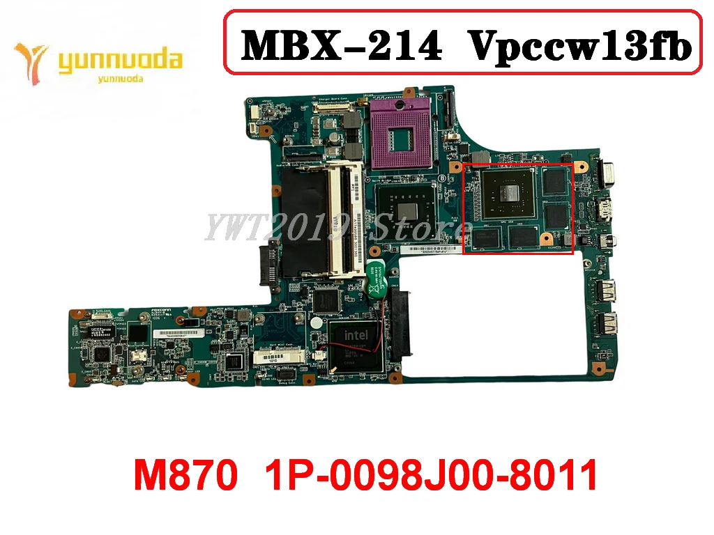 Original-For-MBX-214-Vpccw13fb-Laptop-motherboard-MBX-214-M870-1P ...