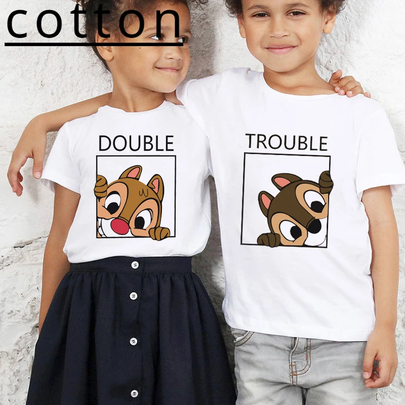 Chip-und-Dale-Disney-Kinder-T-Shirts-Cartoon-Doppel-und-rger-drucken ...