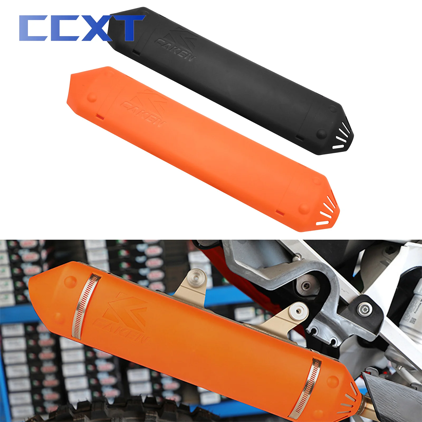 Motocross-Exhaust-Heat-Shield-Muffler-Protector-Cover-For-KTM-XC250 ...