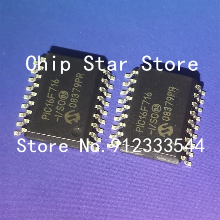 5-100pcs PIC16F716-I/SO PIC16F716 SOIC18 8Bit Microcontrollers MCU 100%New And Original