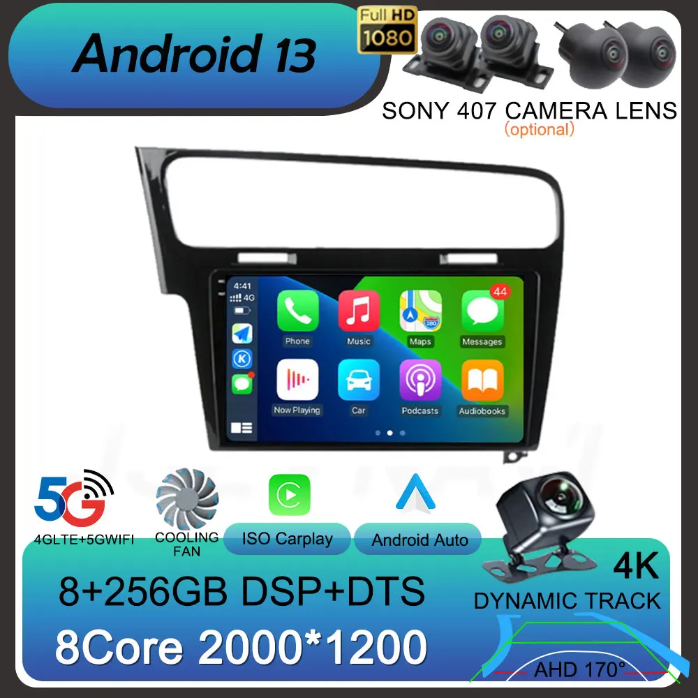 Android-13-For-Volkswagen-VW-Golf-7-MK7-GTI-2011-2012-2013-2021-Car ...