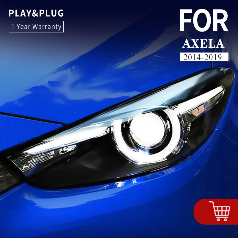 Car-Styling-Headlights-for-Mazda-3-Axela-2014-2019-LED-Headlight-Foco ...