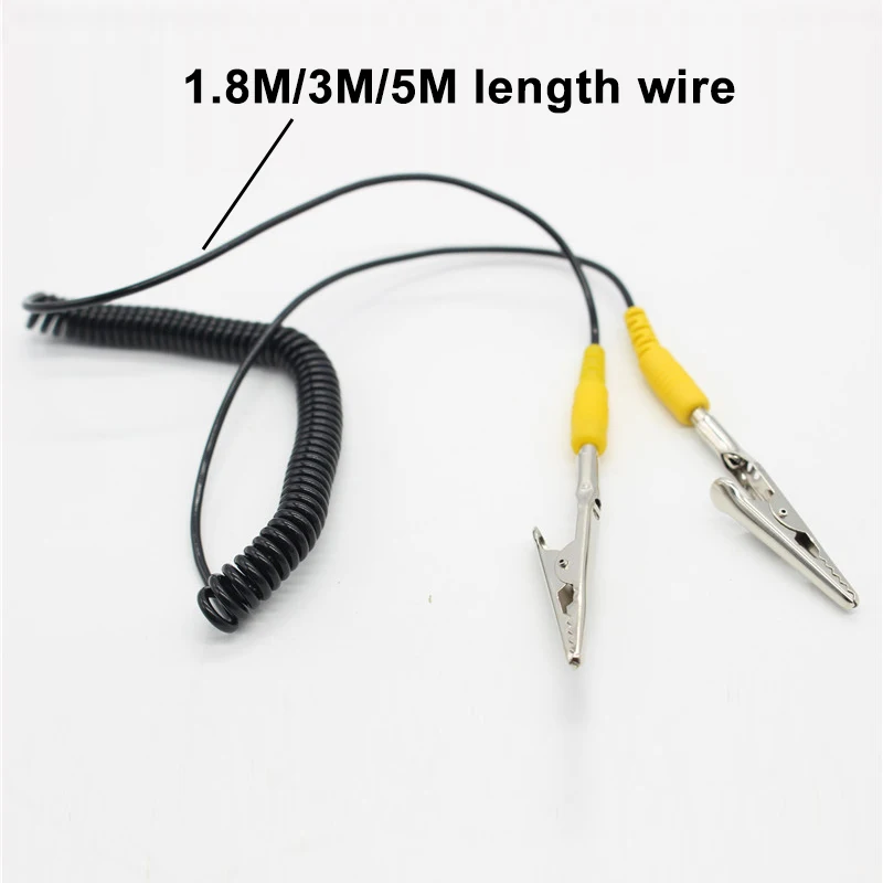 5Pcs-Set-Professional-Anti-static-Ground-Cable-PVC-PU-Material-Anti ...