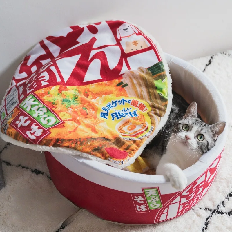 Japanese Instant Noodle Shape Pet Dog Cat House Kennel Super Large Warm ...