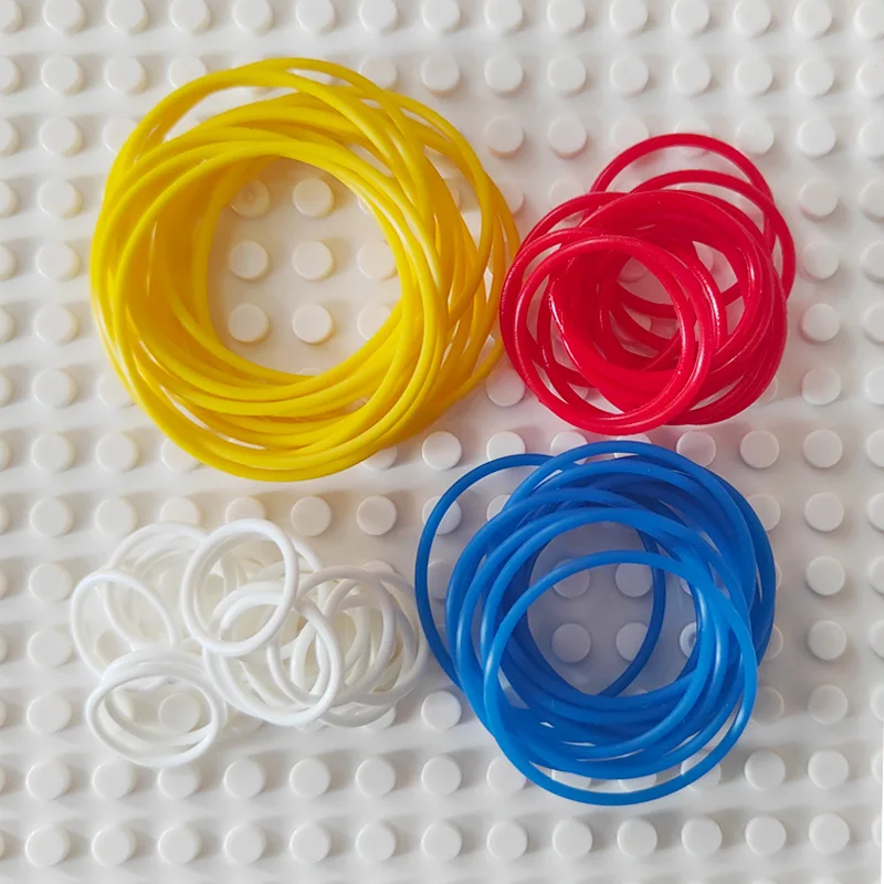 10pcs-lot-MOC-high-tech-Rubber-Band-2x2-3x3-4x4-5x5-EV3-Compatible-with ...