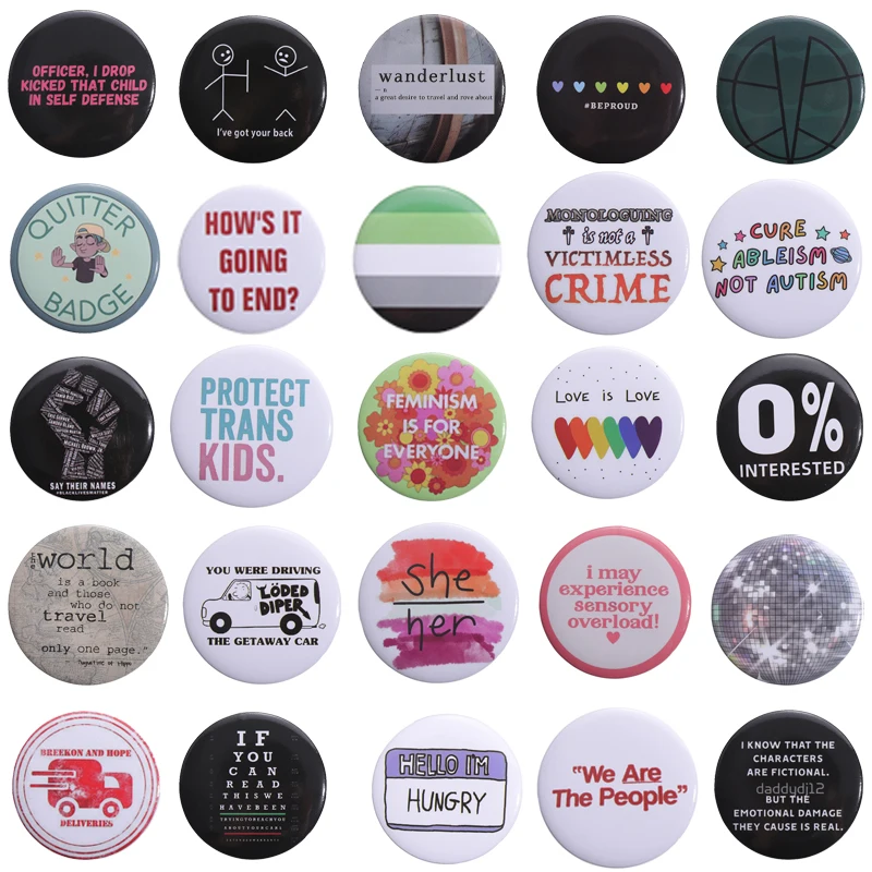 44mm-Tinplate-Soft-Button-Pin-Protect-Trans-Kids-Slogan-Brooch-For ...