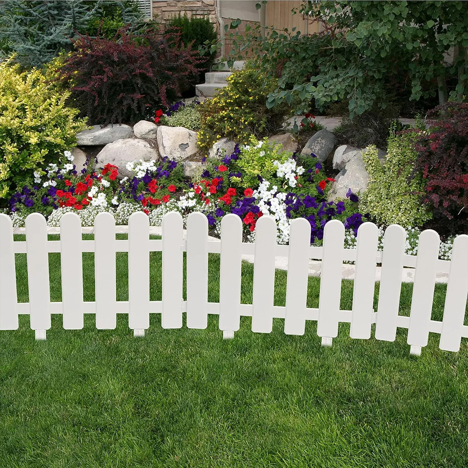 Cerca-do-jardim-Border-Plastic-Fence-Cerca-do-jardim-interior-do-p-tio ...