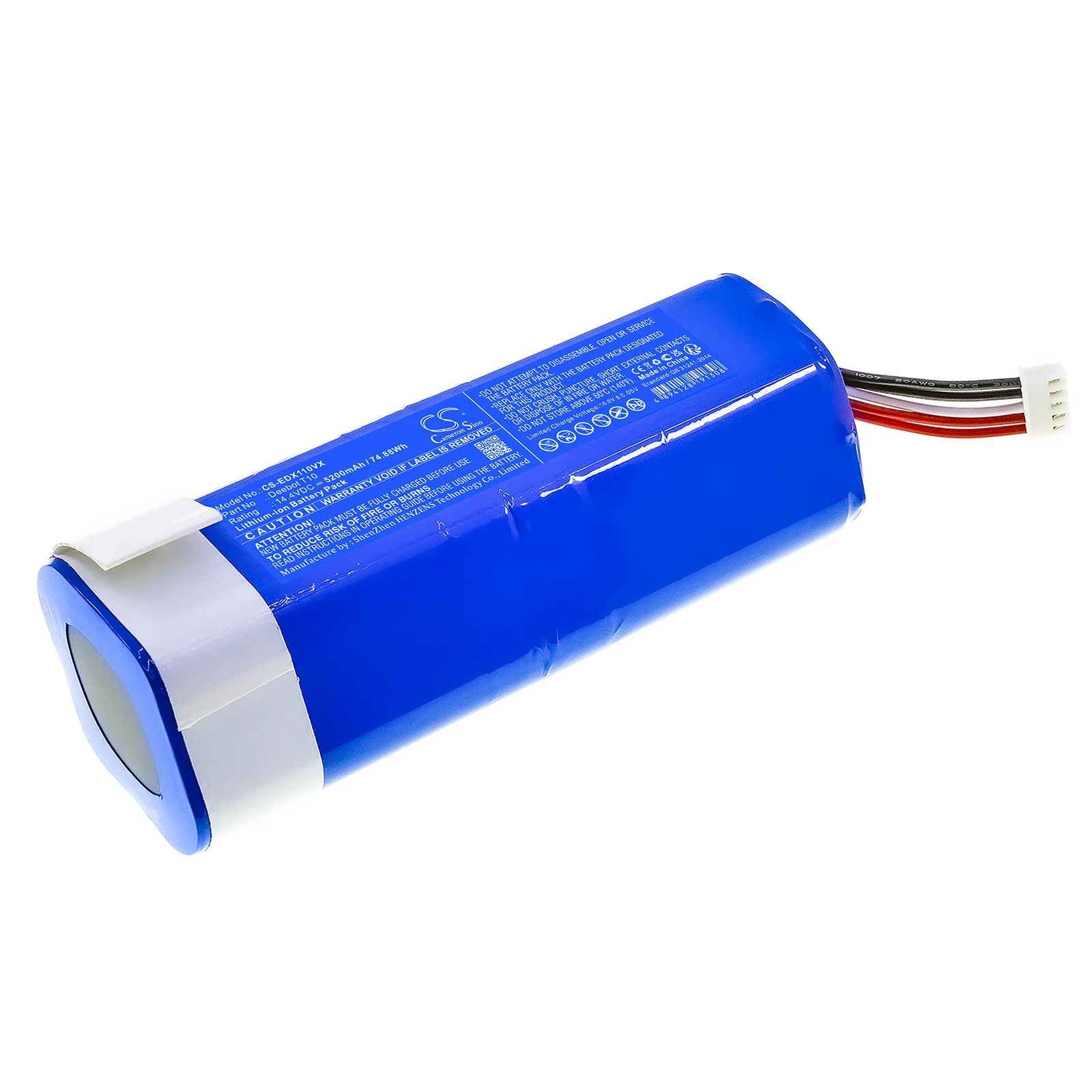 CS-5200mAh-Battery-For-Ecovacs-201-2115-1959-Deebot-T10-T10-Turbo-T10 ...