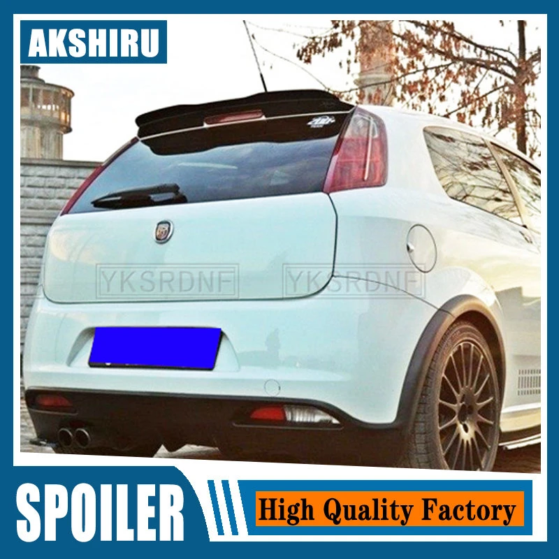 For FIAT Grande Punto Abarth Spoiler 2007 To 2010 High Quality Carbon ...