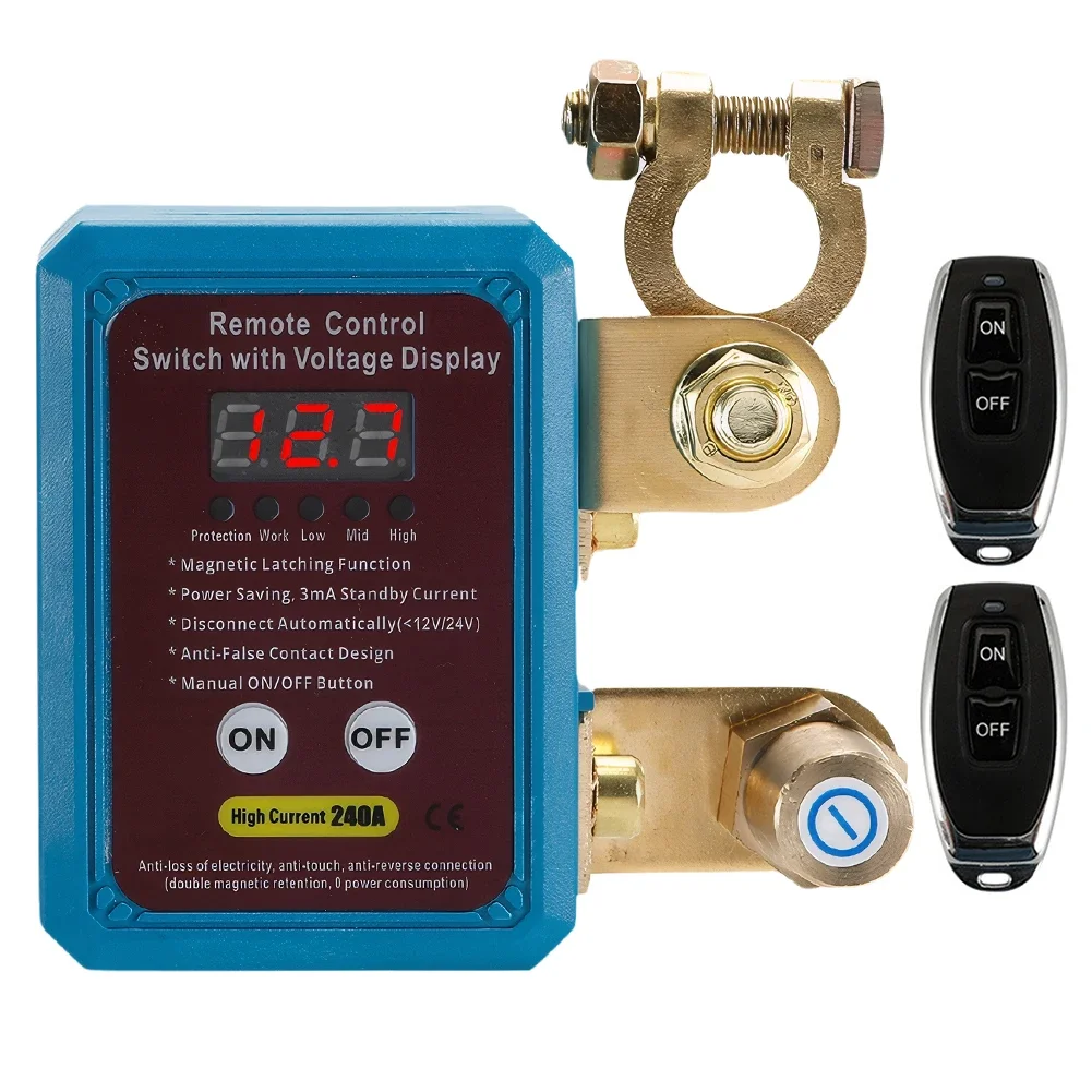 12V-240A-Automobile-Battery-Remote-Disconnect-Switch-Car-Remote-Battery ...