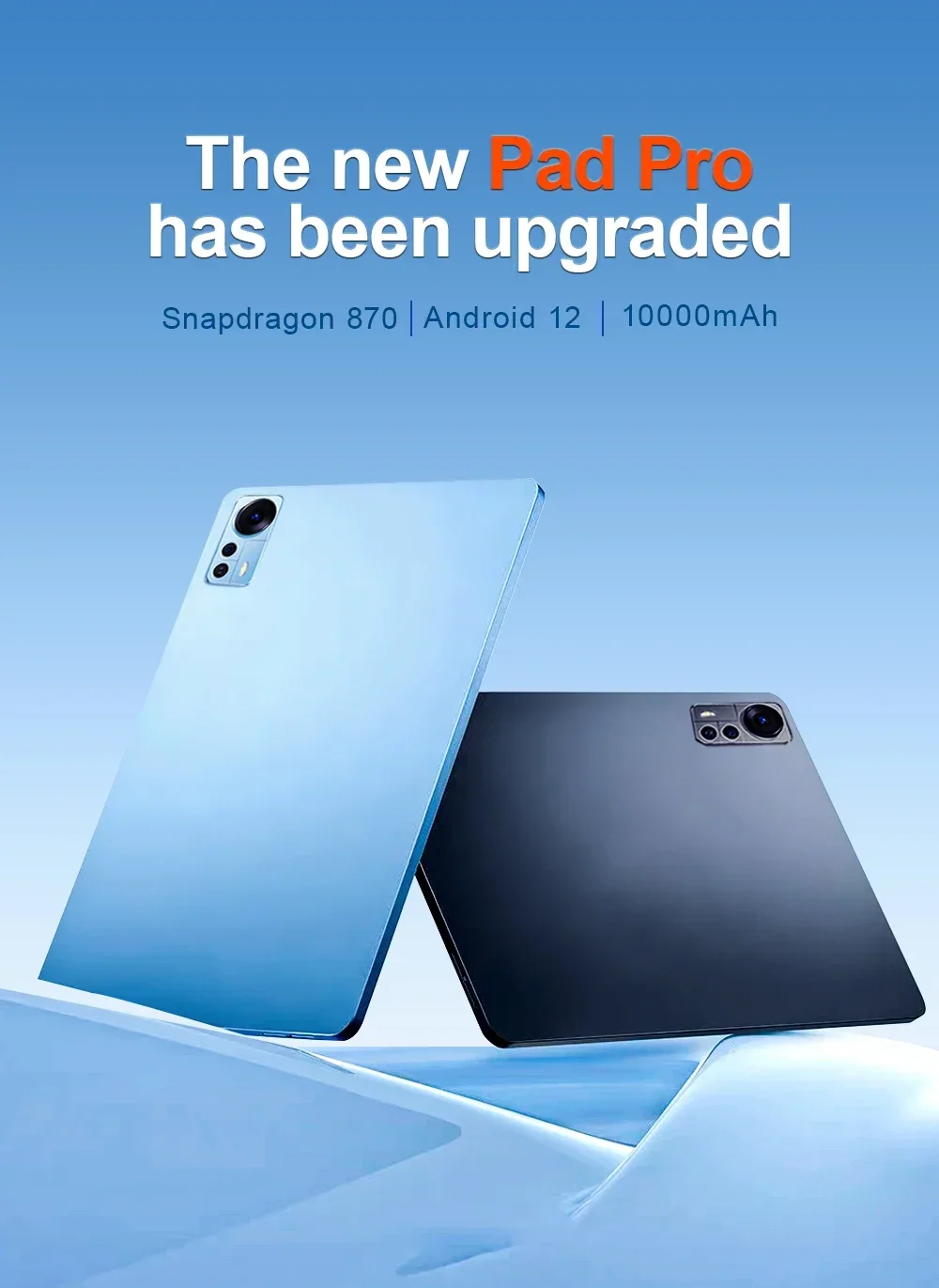 2024 Original Global Version Tablet PC Pad 6 Pro Snapdragon 870 Android ...