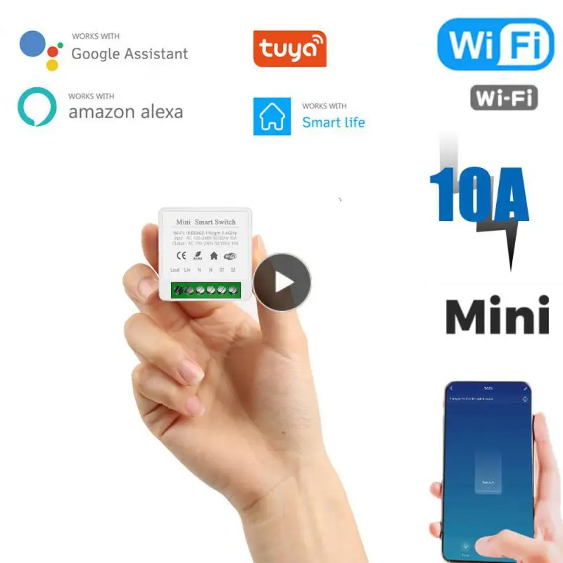 Wifi Smart Home Automation Vezeték Nélküli Kapcsolók 10A Diy ...