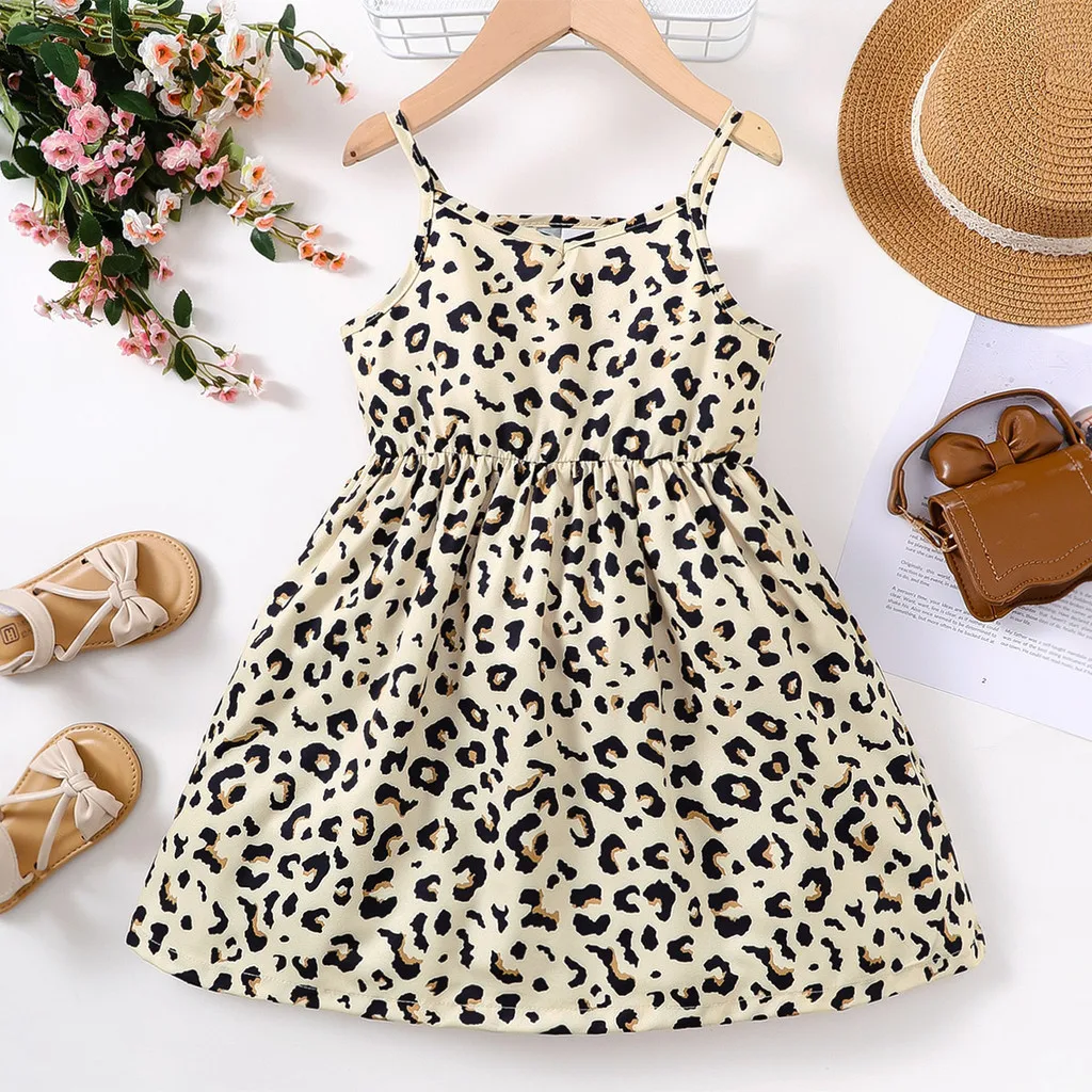 Children-Girl-Summer-Dress-Leopard-Print-Slip-Dresses-Fashion-Lovely ...