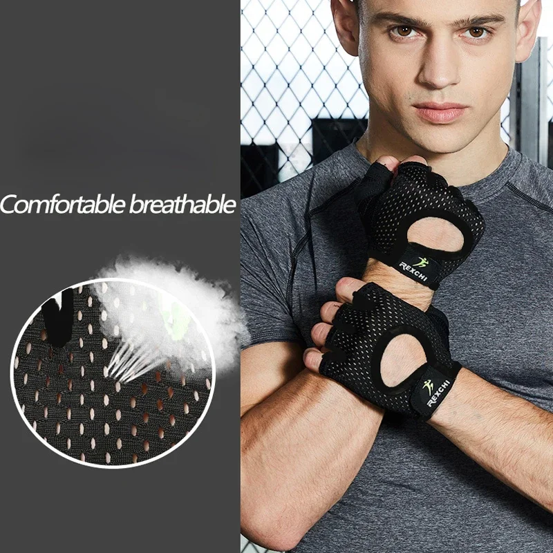 Weightlifting Gym Training Gloves Men Women Fitness Bodybuilding ...