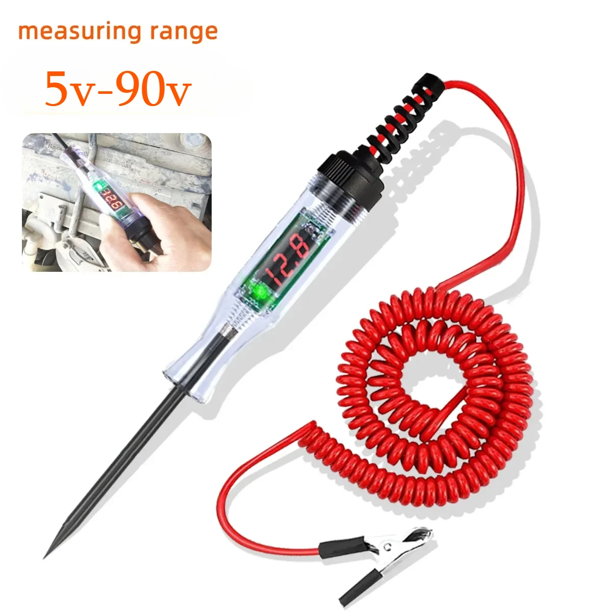 Max 90V Auto Circuit Tester Truck Voltage Tester Circuit Auto Circuit ...
