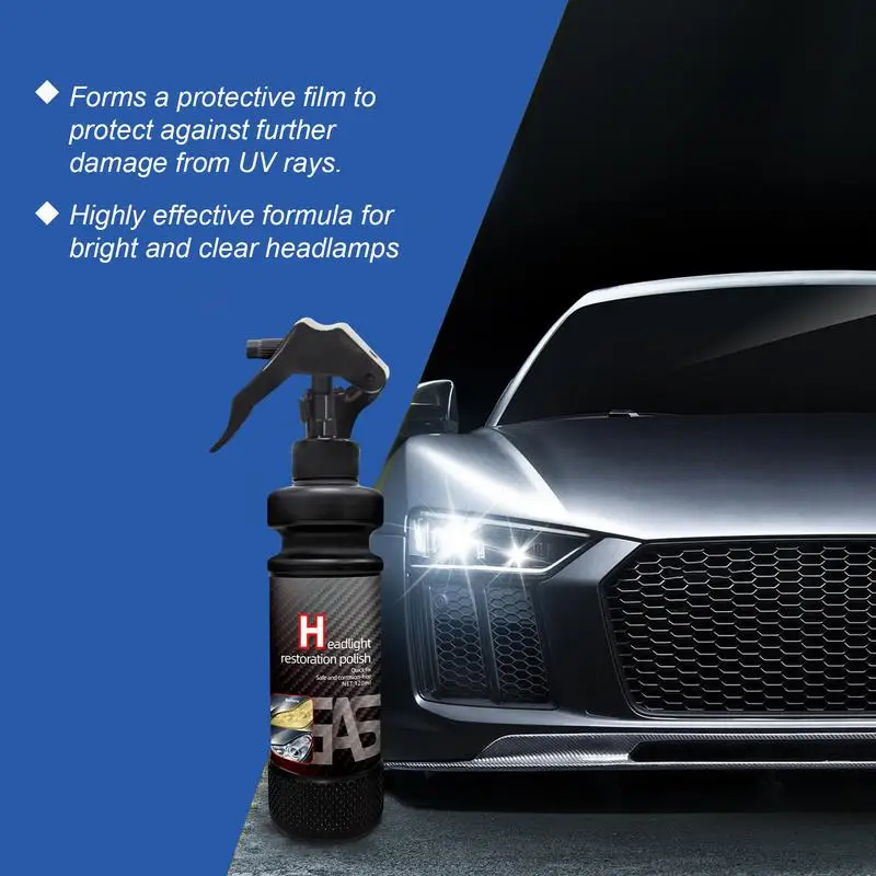 Headlight Polish 120ml Headlight Protection Coating UV Protection Car ...