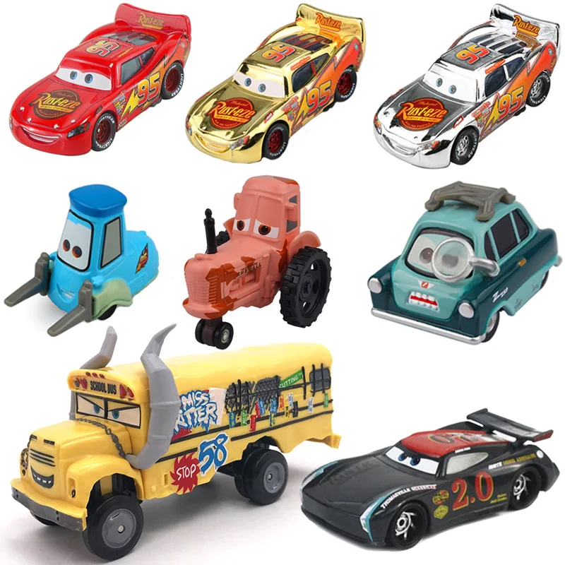 Disney Pixar Cars 3 Miss Fritter Lightning McQueen Car Toys Vehicle Boy ...