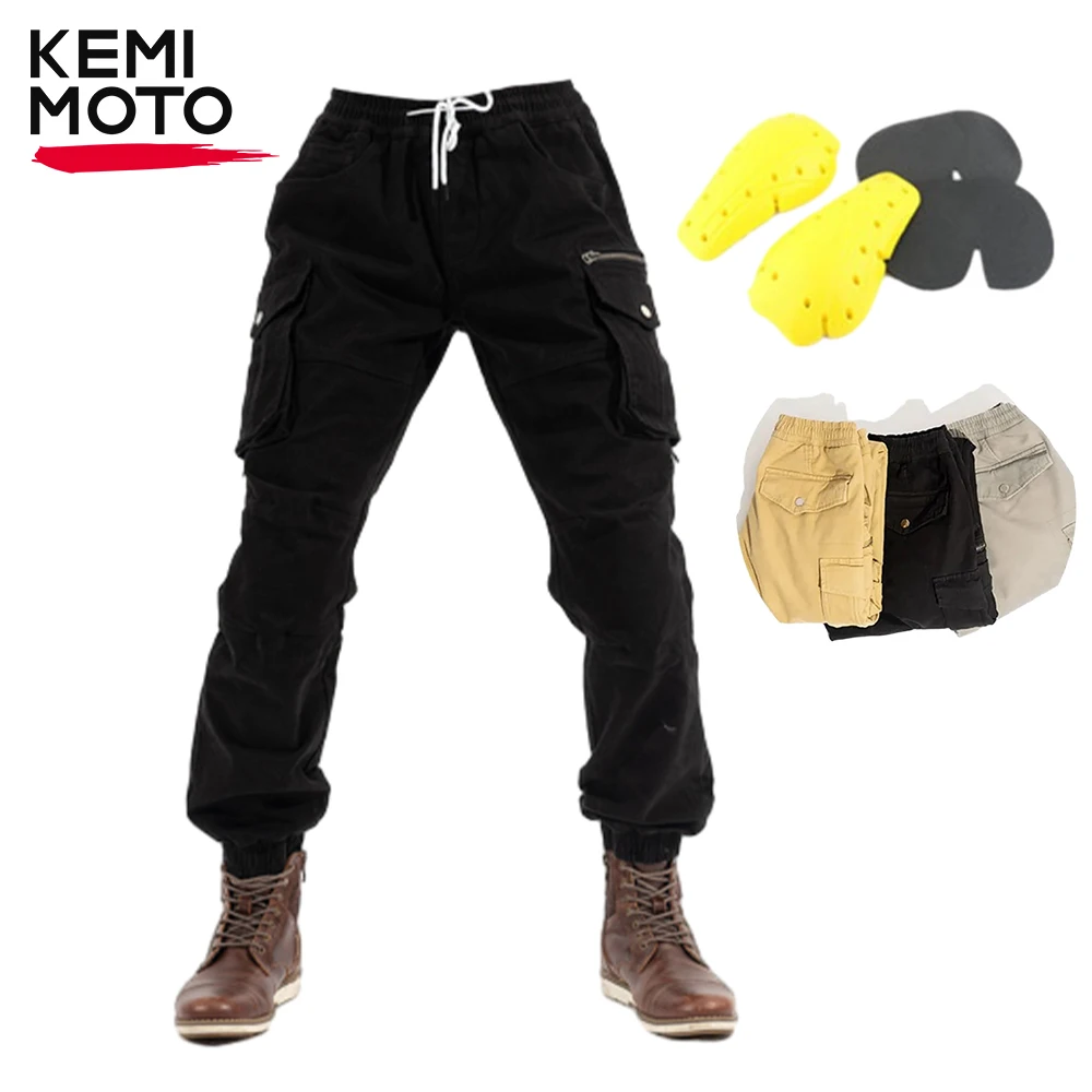 Motorcycle Men's Trousers Breathable Motorcross Riding Cargo Pants ...
