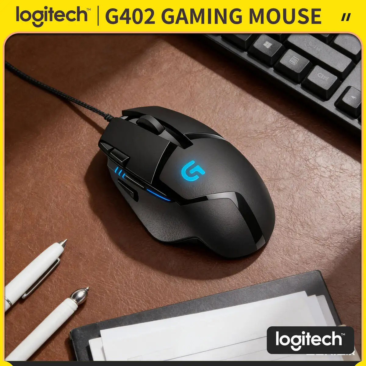 Professional Logitech G402 Gaming Mouse Delta Zero Sensor 500+ IPS 8 ...