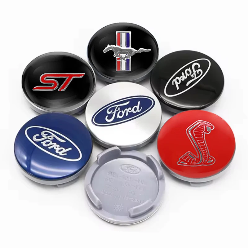 4pcs 54mm Car Wheel Hub Logo Center Hub Cap For Ford Mustang Focus 2 3 ...