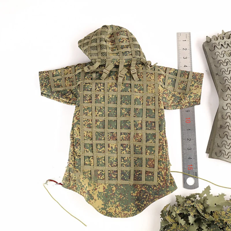 1/6 Scale Soldier Sniper Ghillie Suit Camouflage Cloth Model Action ...