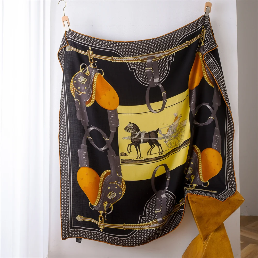 Luxury-Designer-Silk-Wool-Scarf-Giant-Cashmere-Herms-Hand-Rolled-Shawls ...