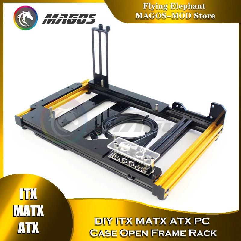 DIY Gamers Cabinet MOD ITX MATX PC Case Open Frame Aluminum Creative ...