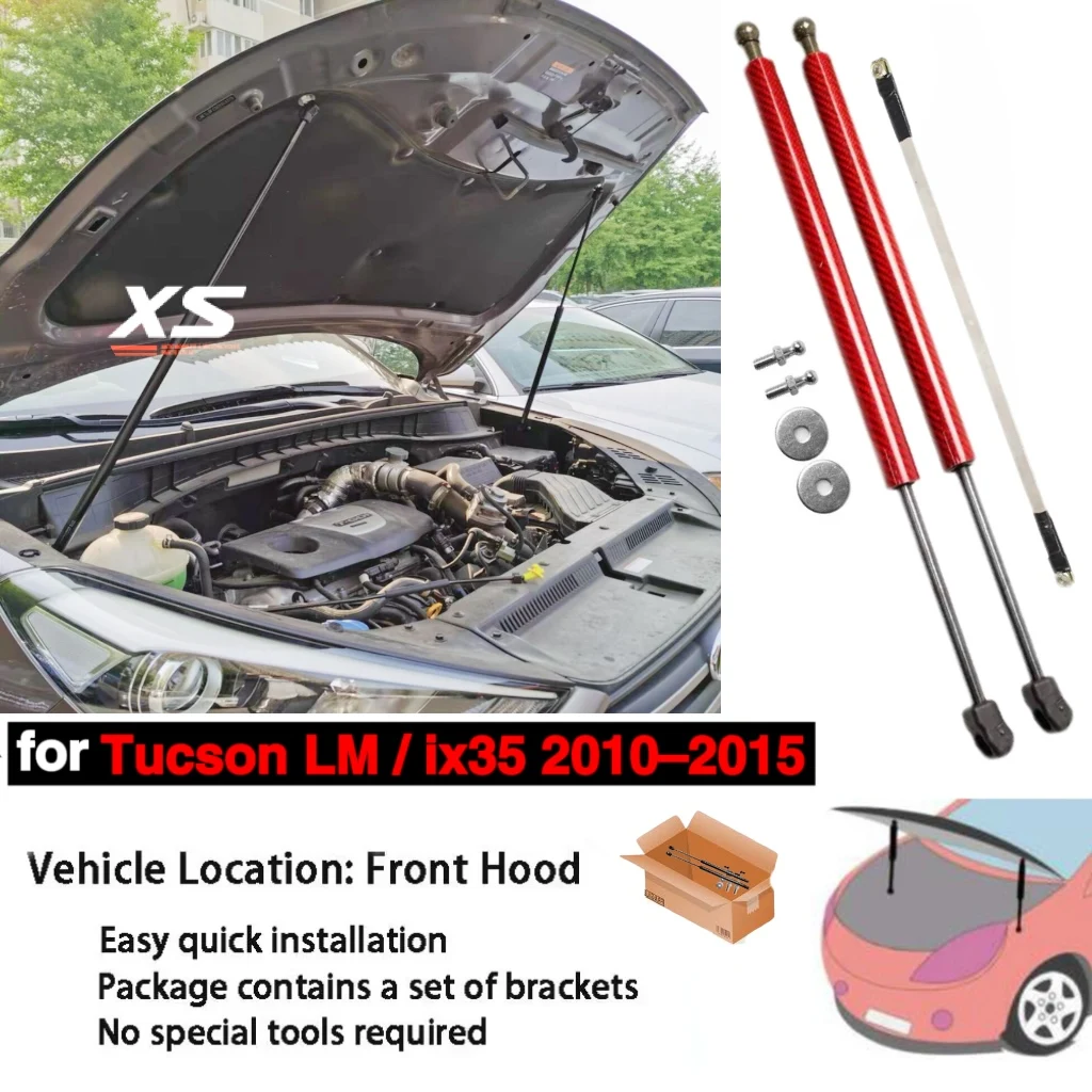 Hood-Strut-Kit-For-Hyundai-Tucson-LM-2010-2015-Hyundai-ix35-Front ...