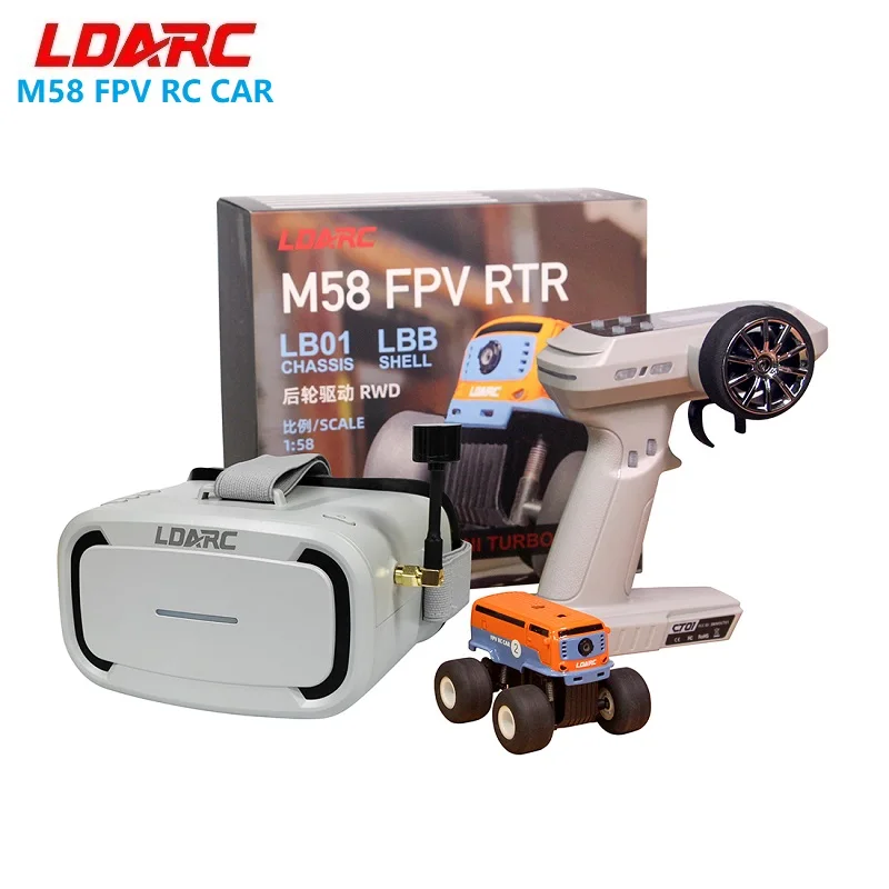 LDARC-1-58-M58-FPV-RTR-remote-control-RC-Car-hobby-RWD-Monster-mini ...