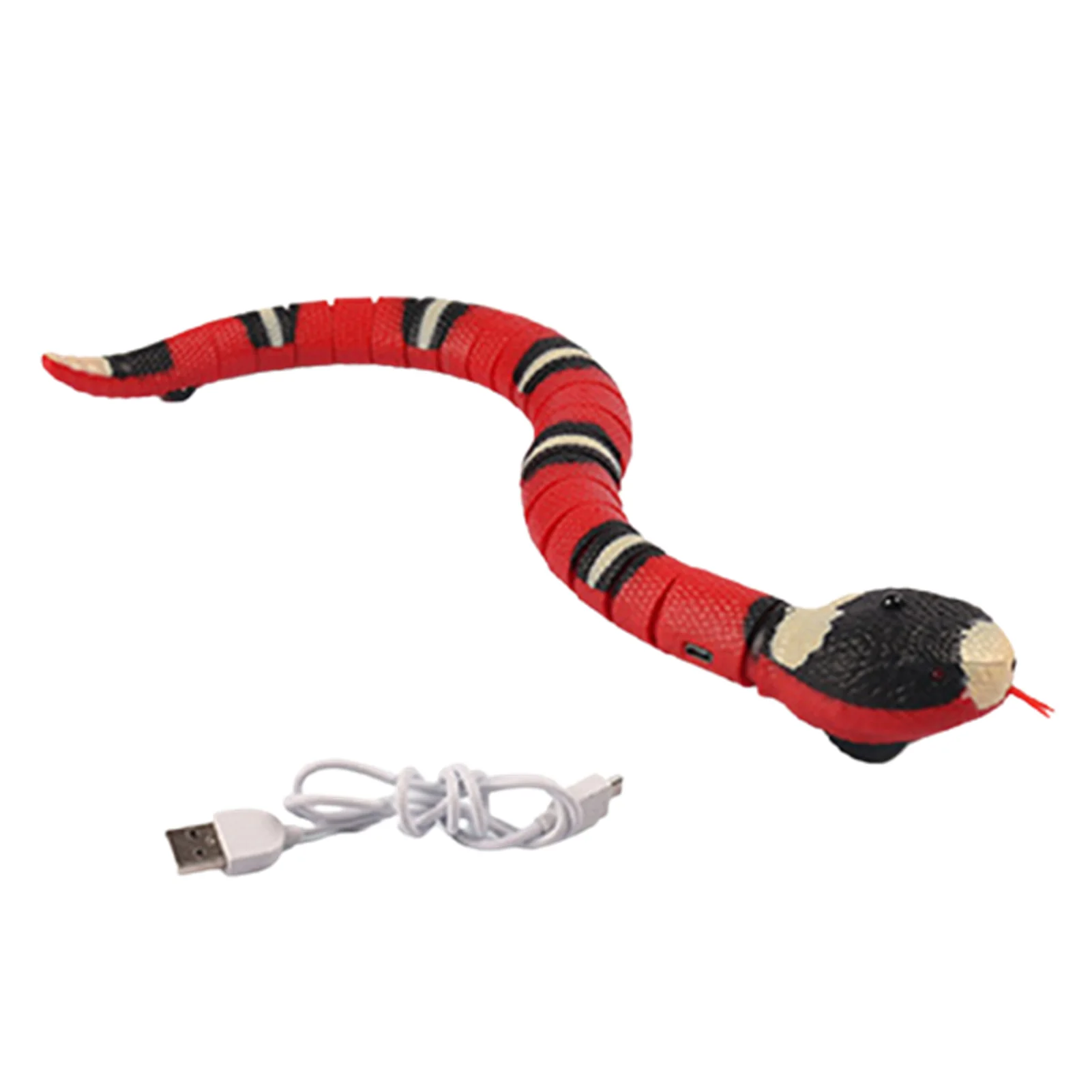 Electric-Animal-Toy-Simulation-Snake-USB-Rechargeable-Smart-Sensor ...