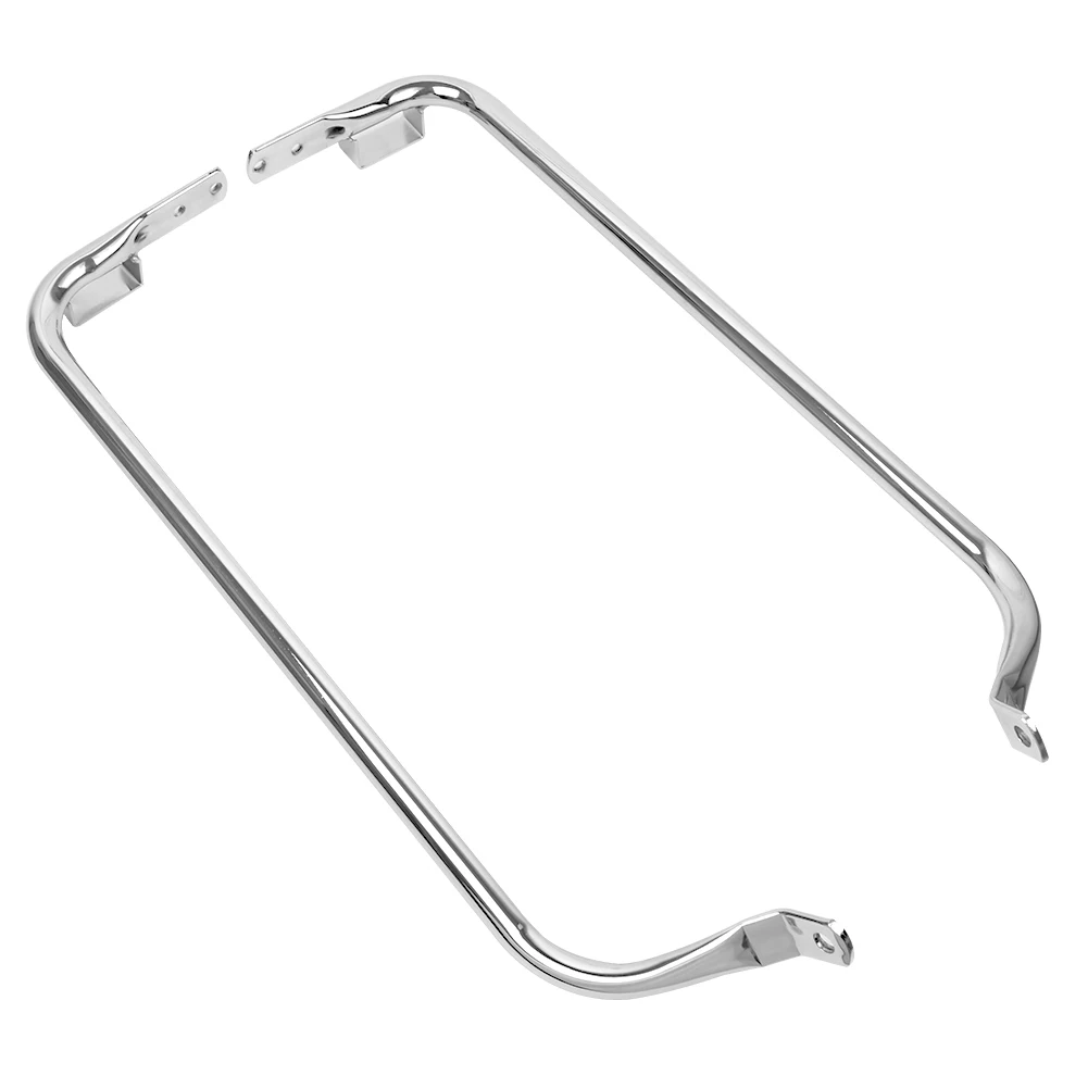 Motorcycle-Chrome-Saddlebag-Support-Brackets-Kits-For-Harley-Touring ...