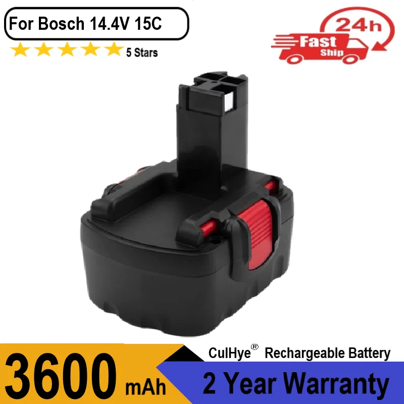 3600mAh Ni-MH 14.4V For Bosch BAT038 BAT140 BAT040 BAT041 BAT159 ...