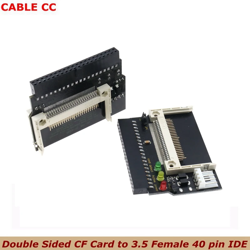 Tarjeta-CF-de-doble-cara-a-3-5-hembra-convertidor-de-adaptador-cf-a-IDE ...