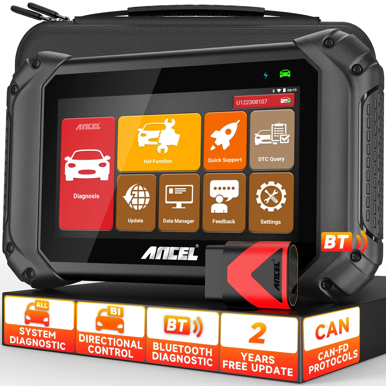 ANCEL-V5-Bluetooth-OBD2-Scanner-Bidirectional-Test-ABS-Oil-EPB-TPMS-SAS ...