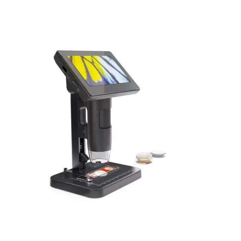 Microscope-25-1000X-Magnifying-Glass-with-Optical-Lenses-5-0-Inch-LCD ...