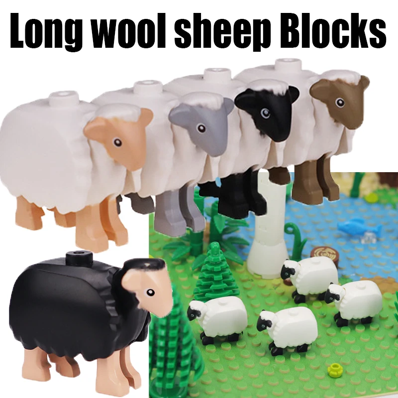 MOC-City-Animal-Building-Block-Street-View-Farm-Pasture-Field-Long ...