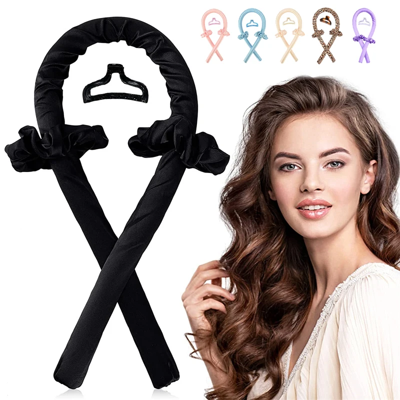 Accessoires coiffure,Rouleau à friser doux,sans chaleur,pour cheveux ...
