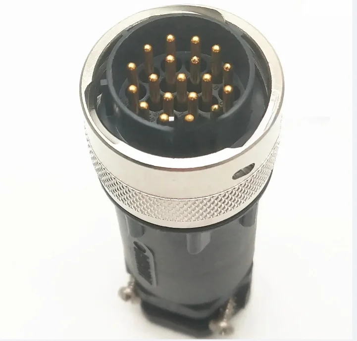 BURNDY SourIAU Industrial 19 core plug male 19 core male+PG tail clamp+ ...