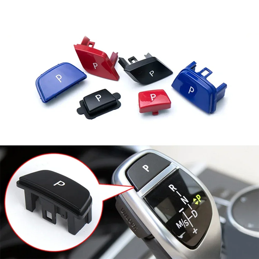 Car Gear Shift Lever Auto P Parking Button Piano Black For BMW 3 5 7 X3 ...