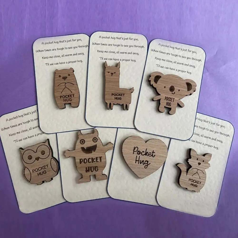 Gifts Tokens Love | Creative Home Tokens | Wooden Animal Token | Pocket ...