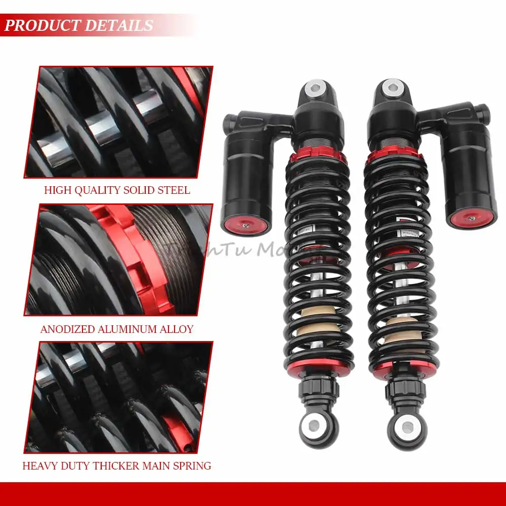 370MM 400MM Suspension Damper Air Shock Absorber For Go Kart Yamaha ...