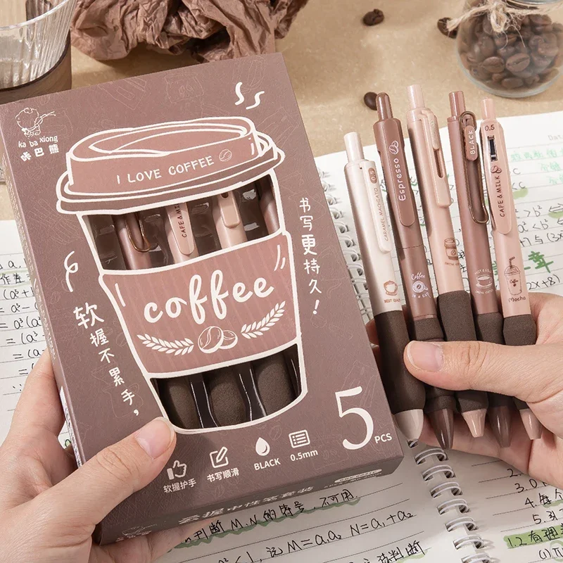 Black-Ink-Gel-Pen-Set-Material-Escolar-Papelaria-Est-tica-Material-de ...