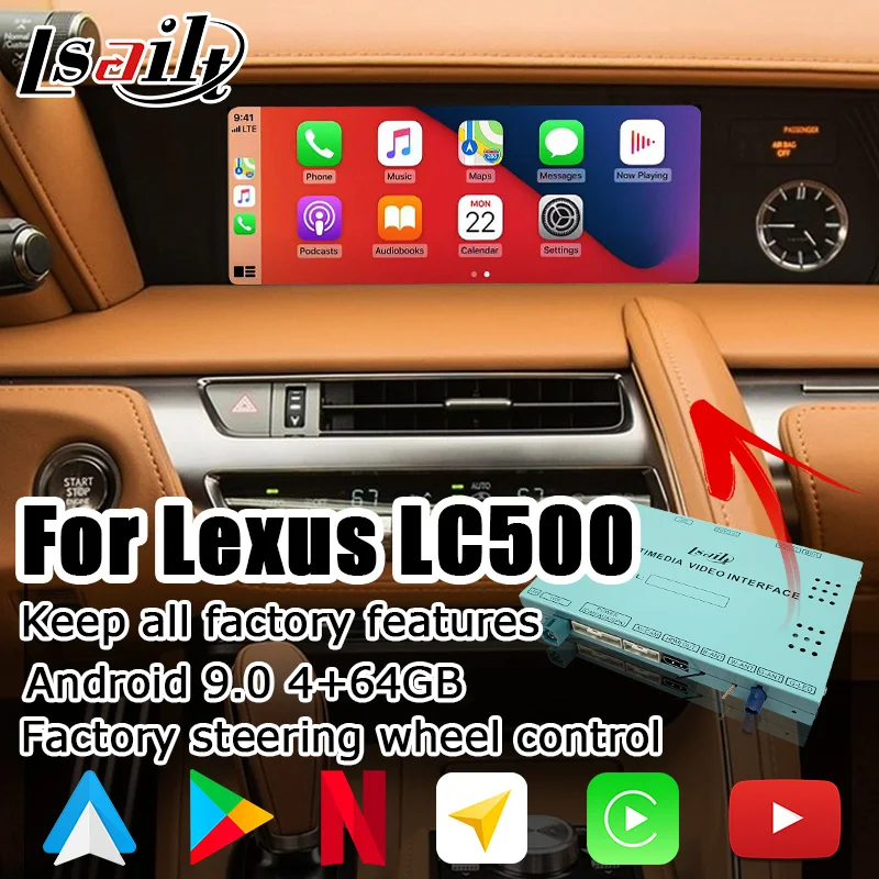 Lexus-LC500-LC500h-LC-touchpad-kontrol-video-aray-z-i-in-Android-CP-AA ...